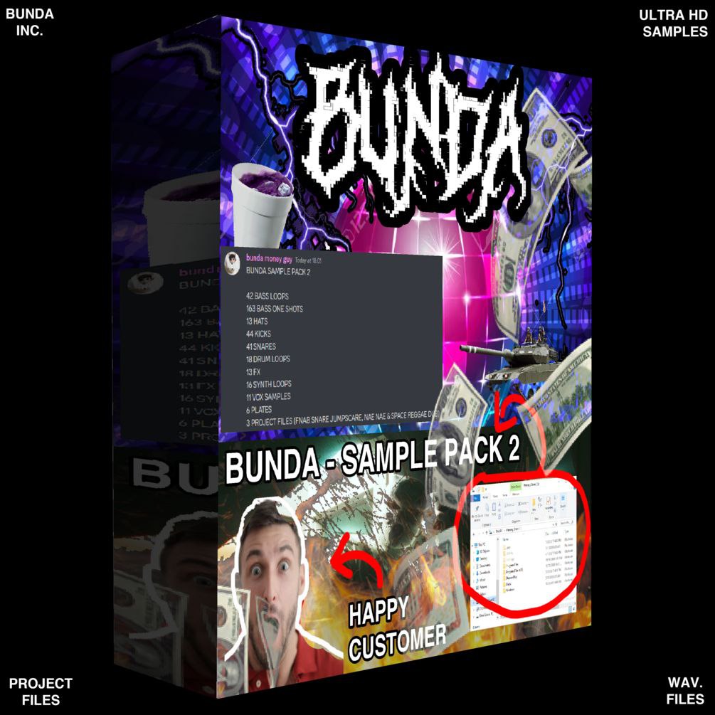 【riddimanddubstep多风格采样包】bunda Sample Pack Vol 2 Edmtop Top